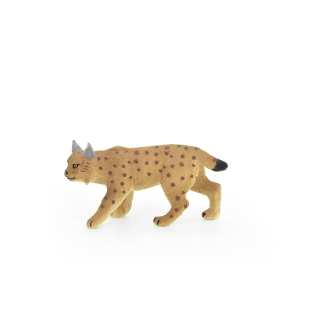 Plastic Small Mini Bobcat Toy, Lynx Rufus, Realistic Rubber Figurine ...