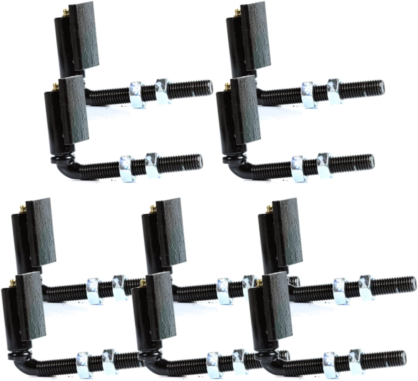 Bobco Metals 3/4" J Bolt Adjustable Barrel Hinges, 10 Pieces - Walmart.com