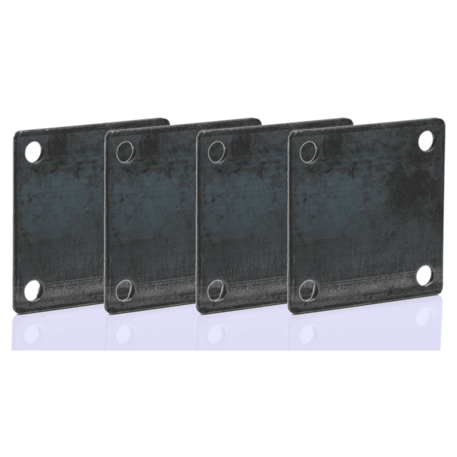 Bobco Metals 5 ”X 5” A36 Hot Rolled Steel Base Plate, 4 Pieces - Gray ...