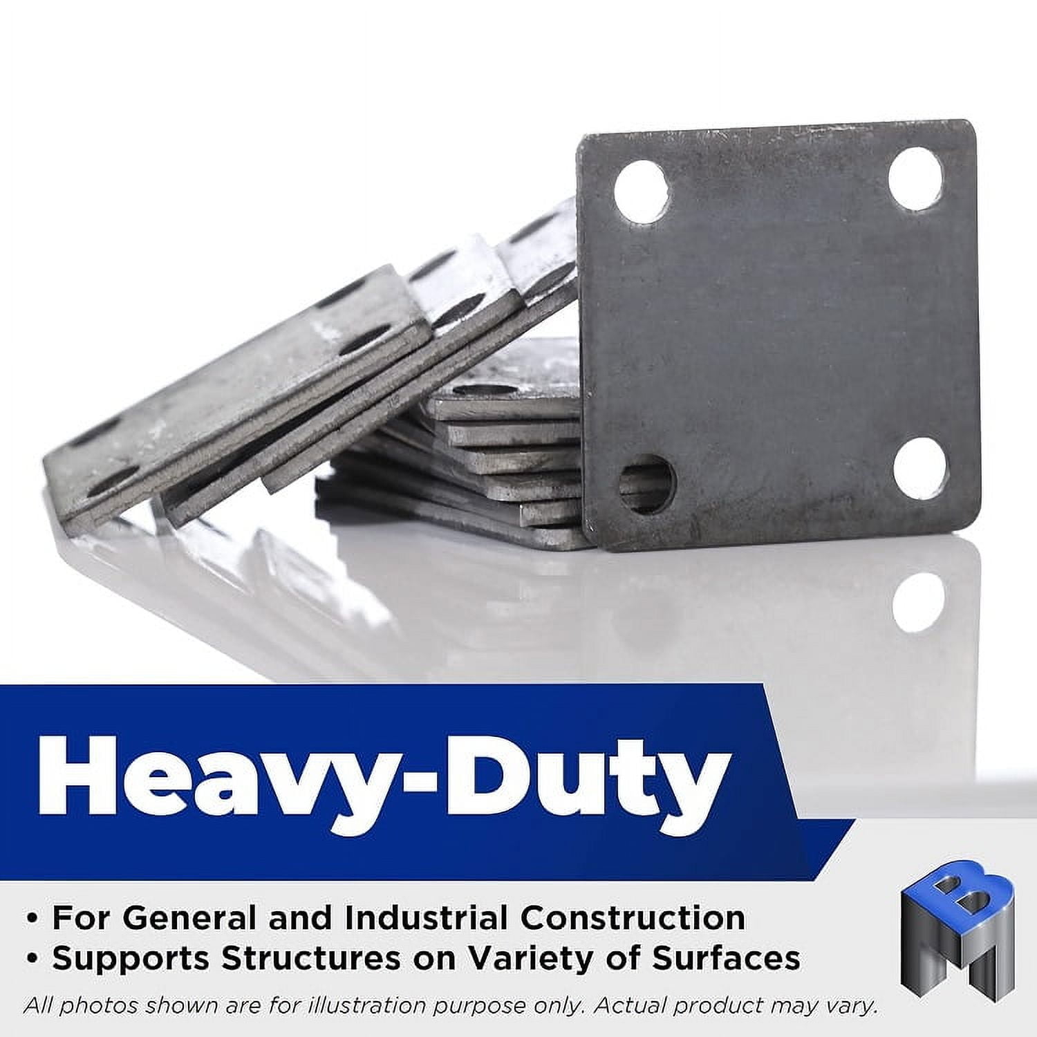 Bobco Metals 6”X 6” A36 Hot Rolled Steel Base Plate, 8 Pieces - Gray ...