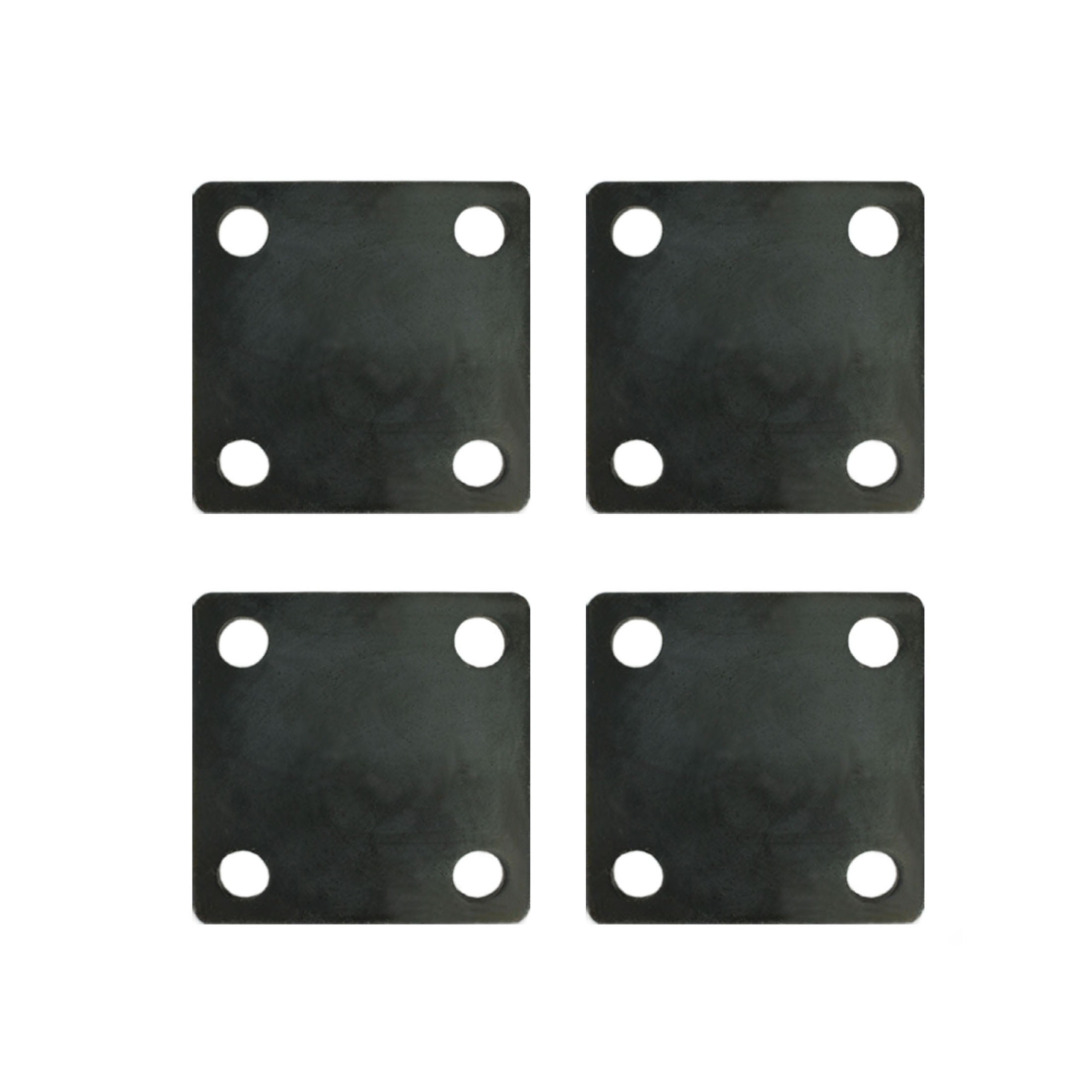 Bobco Metals 8" x 8" Heavy Duty Square Flat Steel Metal Base Plate With ...