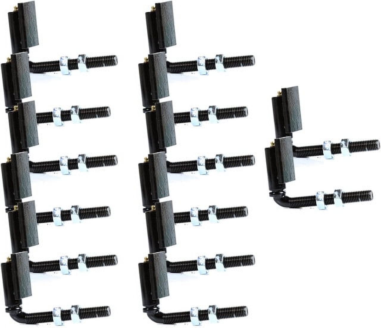 Bobco Metals J Bolt Steel 5/8" Gate Hinges, Capacity: 150 lb x 14 ...