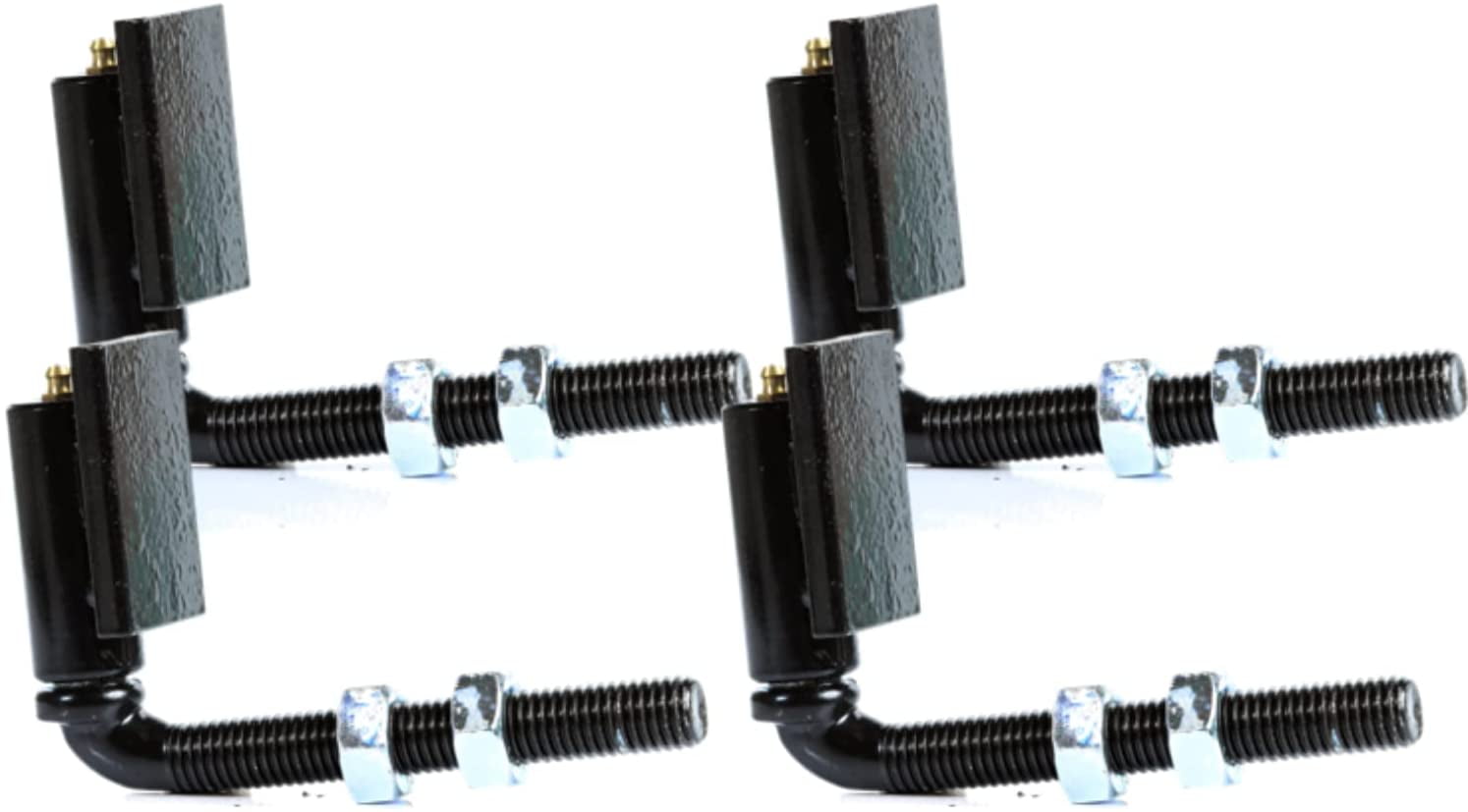 Bobco Metals J Bolt Steel 5/8" Gate Hinges, Capacity: 150 lb x 4 Pieces ...