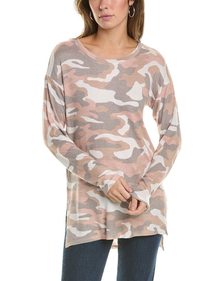 Bobeau womens Cozy Side Slit Tunic, L, Pink - Walmart.com