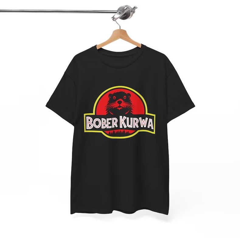 Bober Kurwa T-shirt Unisex, Bobr Meme Inspired Jurassic Park - Walmart.com