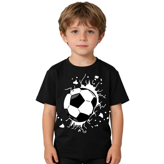 Bobifish Big Boys Novelty Tee Sporty Short Sleeve Crew Neck Regular Fit ...
