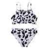 Bobifish Big Girls Swimsuit Fun Cow Printed Two Piece Bikini Swimwear ...