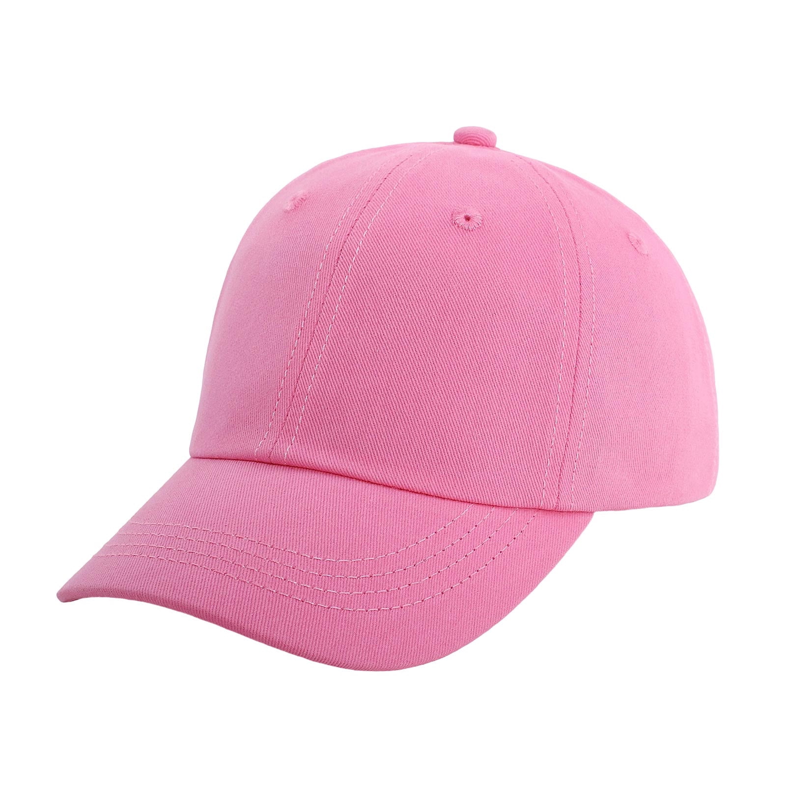Bobifish Boys Girls Baseball Hats Solid Color Curved Brim Baseball Caps ...