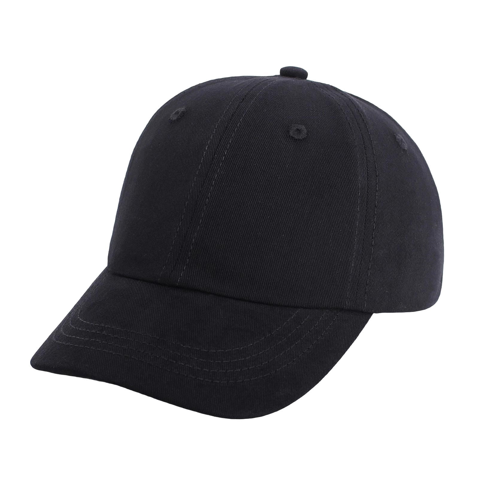 Bobifish Boys Girls Baseball Hats Solid Color Curved Brim Baseball Caps ...