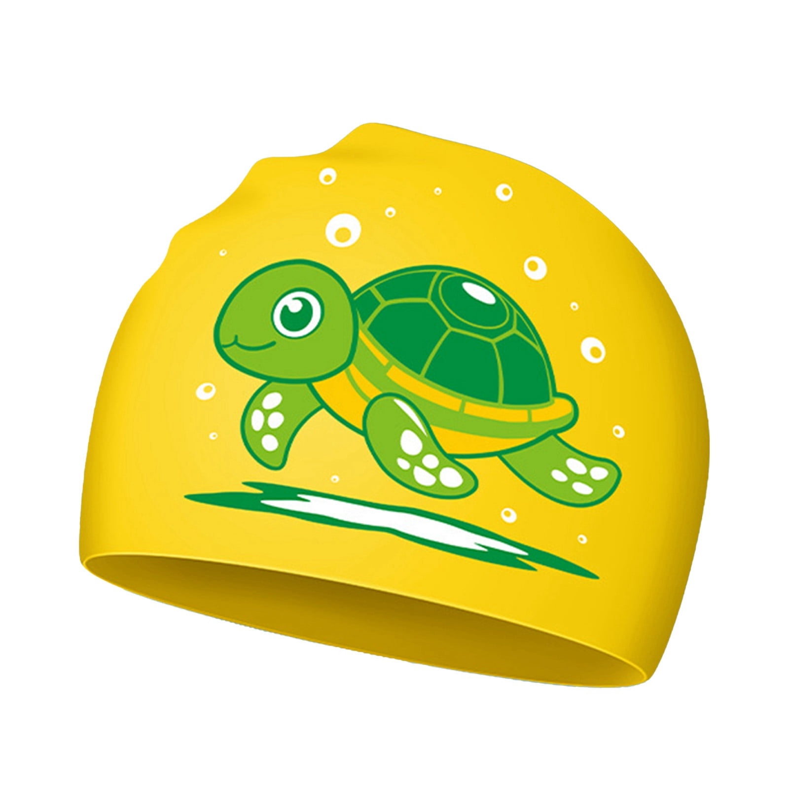 Bobifish Boys Girls Hat Cute Shark Printed Ear Swim Caps Kids Pool ...
