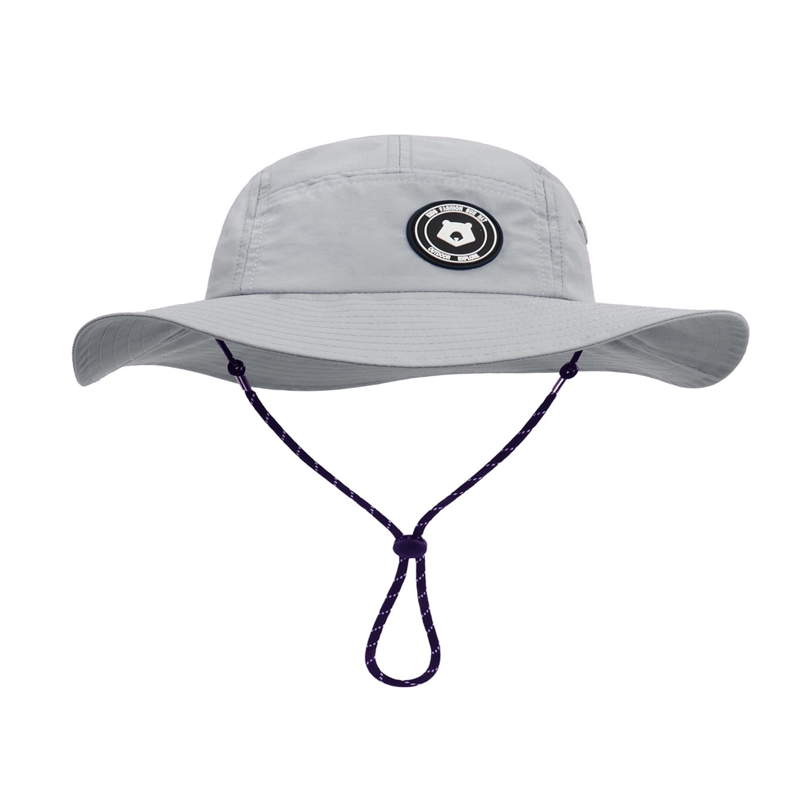 Bobifish Boys Hat Wide Brim Sun Protection Bucket Hats Adjustable Chin ...