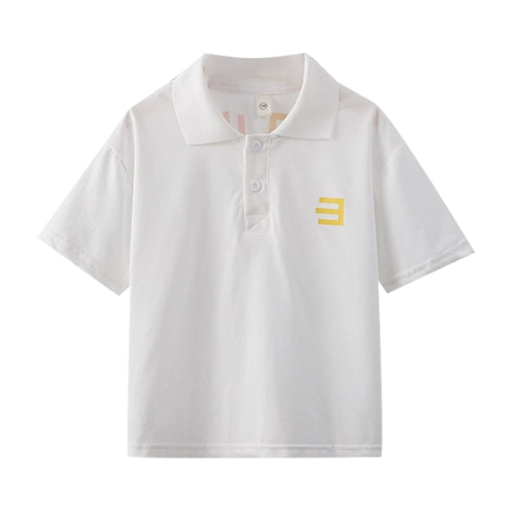 Bobifish Boys T-Shirts Stylish Formal Polo Shirts Short Sleeve Collared ...