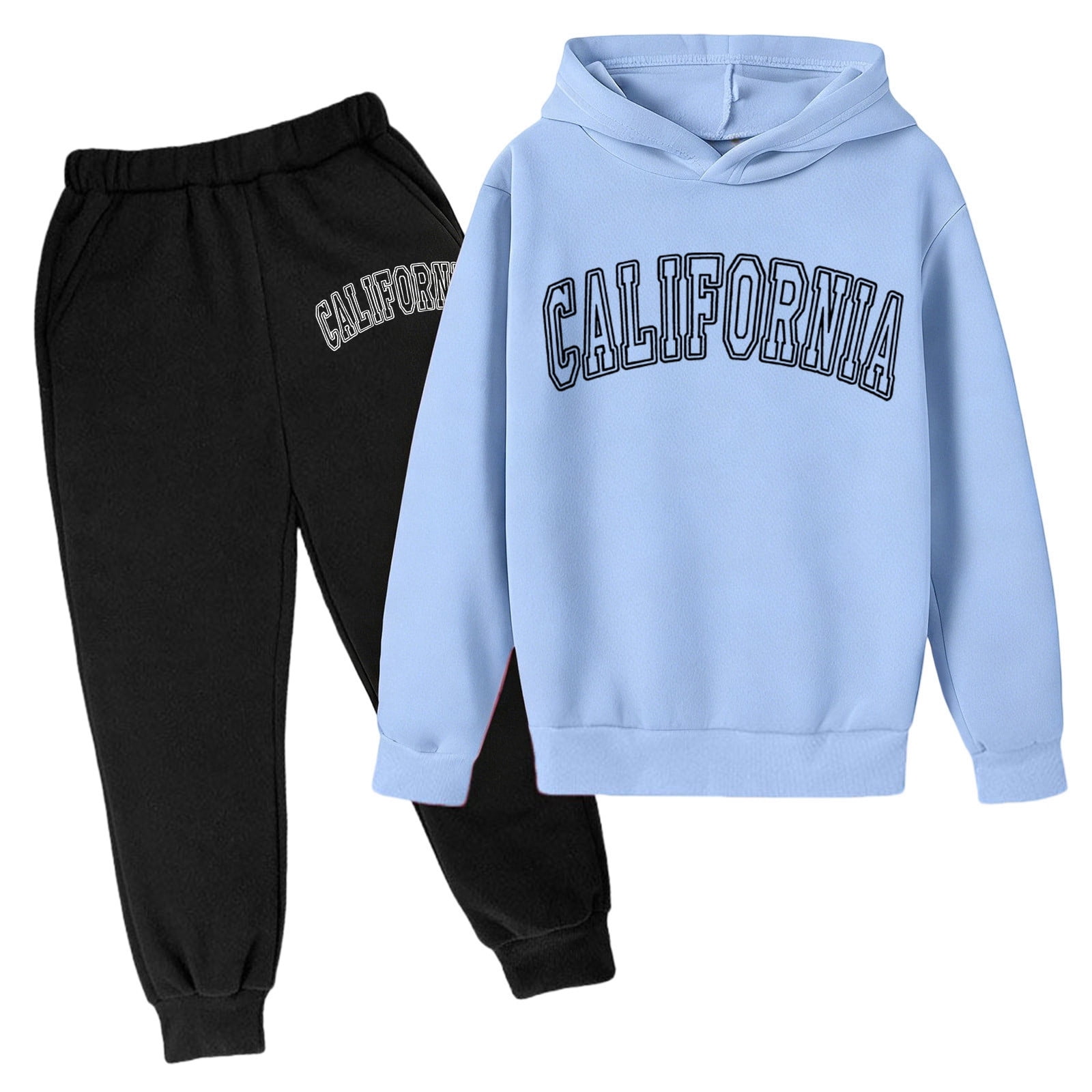 Bobifish Little Boys Hoodie Set City Themed Graphic Hoodie And Black ...