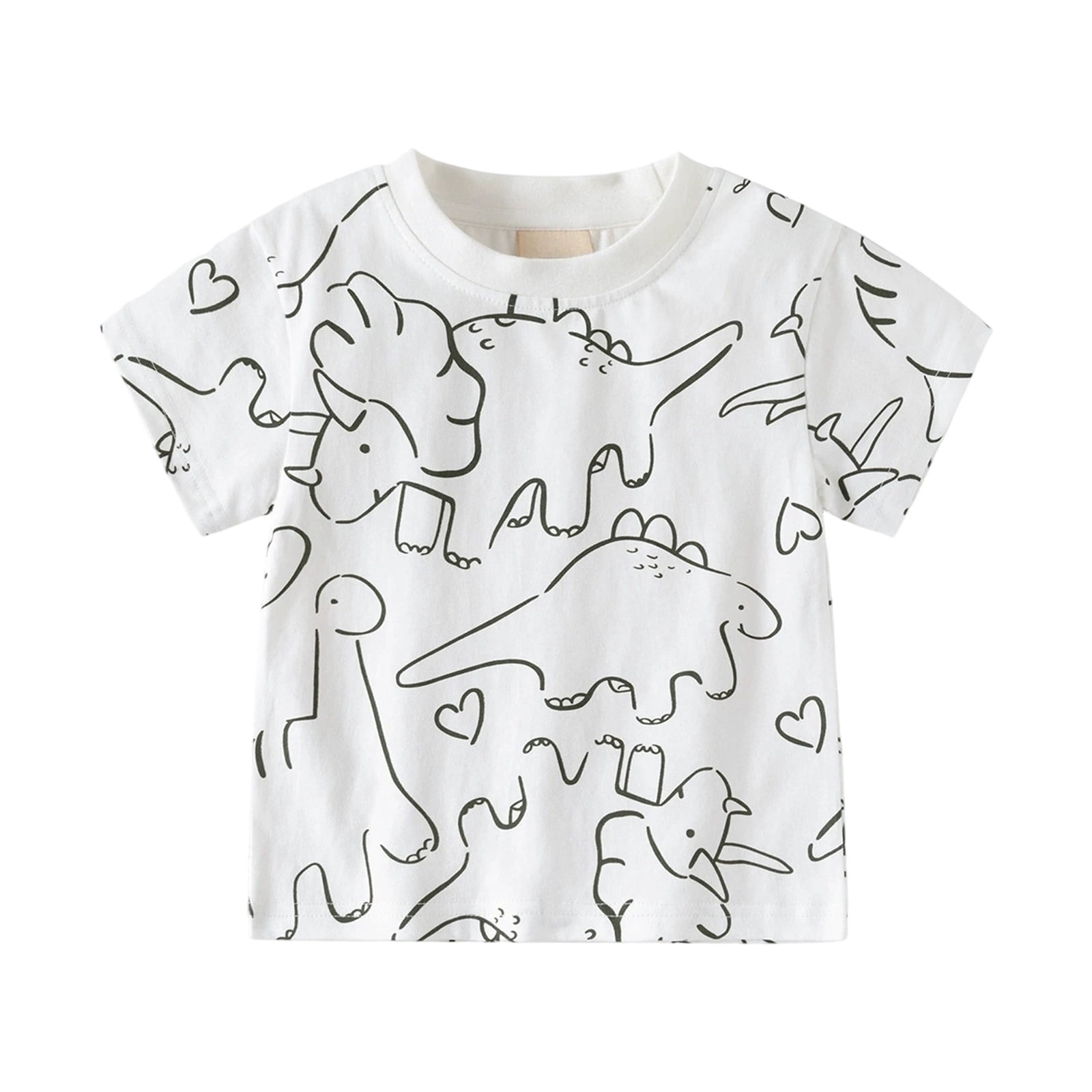 Bobifish Little Boys Novelty Tee Bold Short Sleeve Crew Neck Slogan ...
