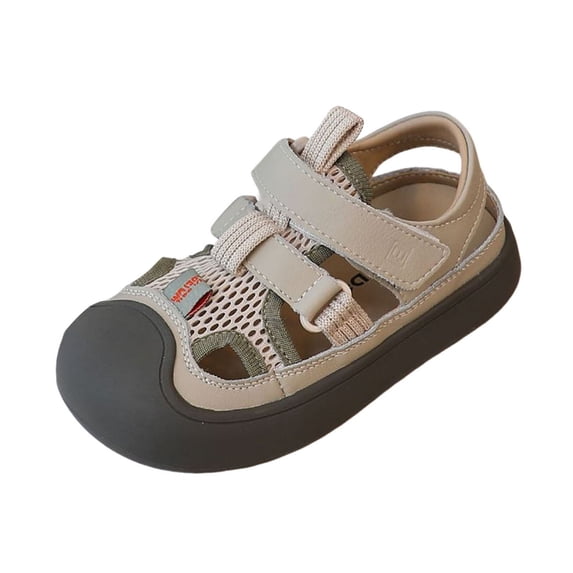 Bobifish Little Girls Closed Toe Sport Sandals Mesh Patchwork ...
