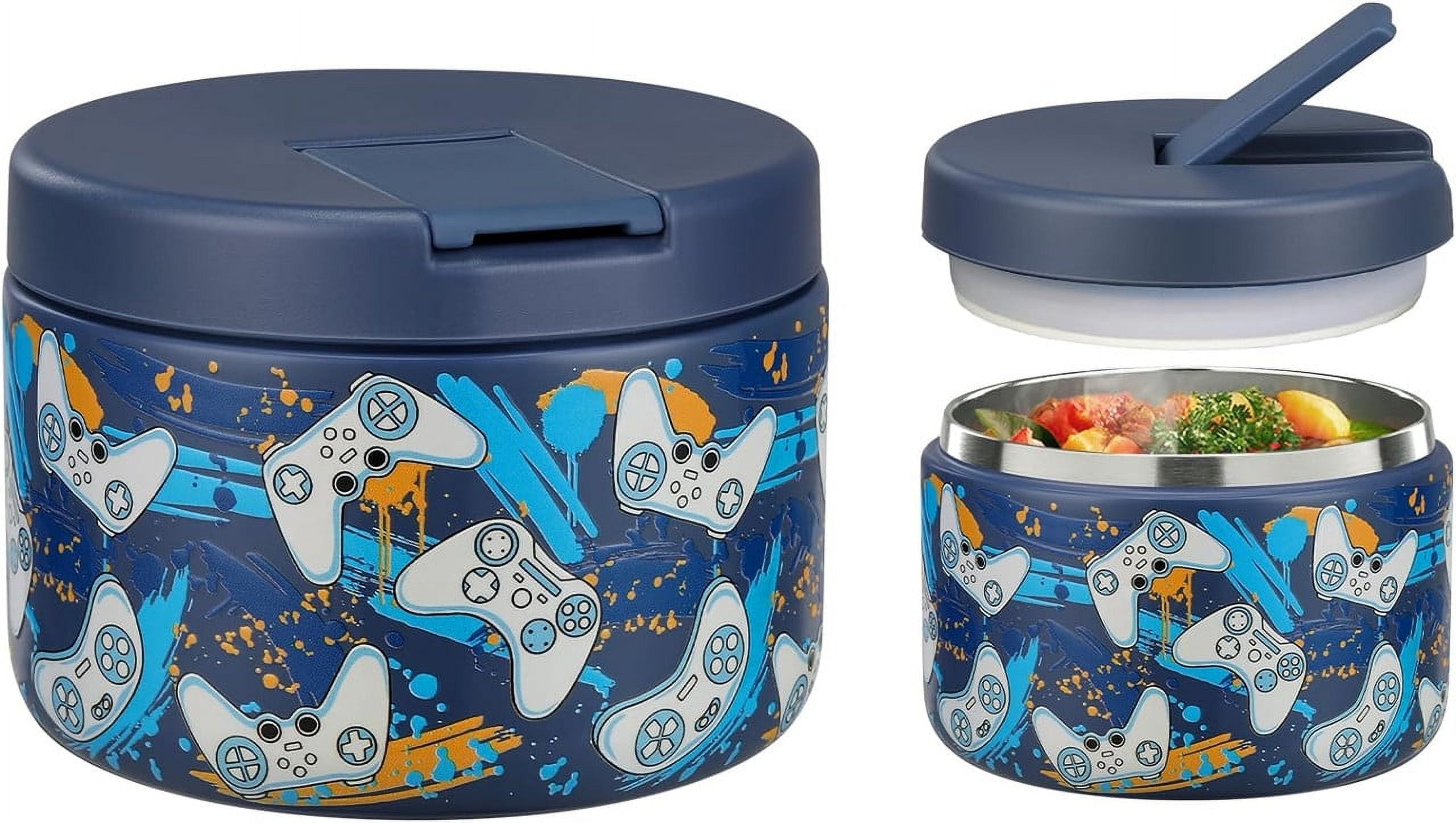 Bobike 12OZ Kids Thermo for Hot Food with Buckle Lid Insulated Wide ...