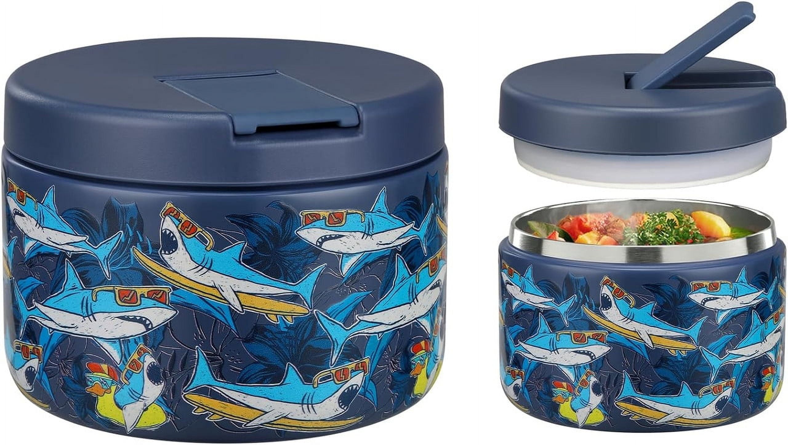 Bobike 12OZ Kids Thermo for Hot Food with Buckle Lid Insulated Wide ...