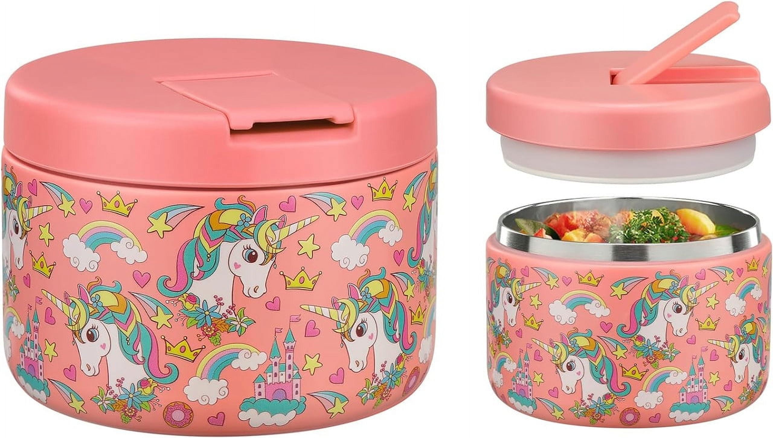 Bobike 12OZ Kids Thermo for Hot Food with Buckle Lid Insulated Wide ...