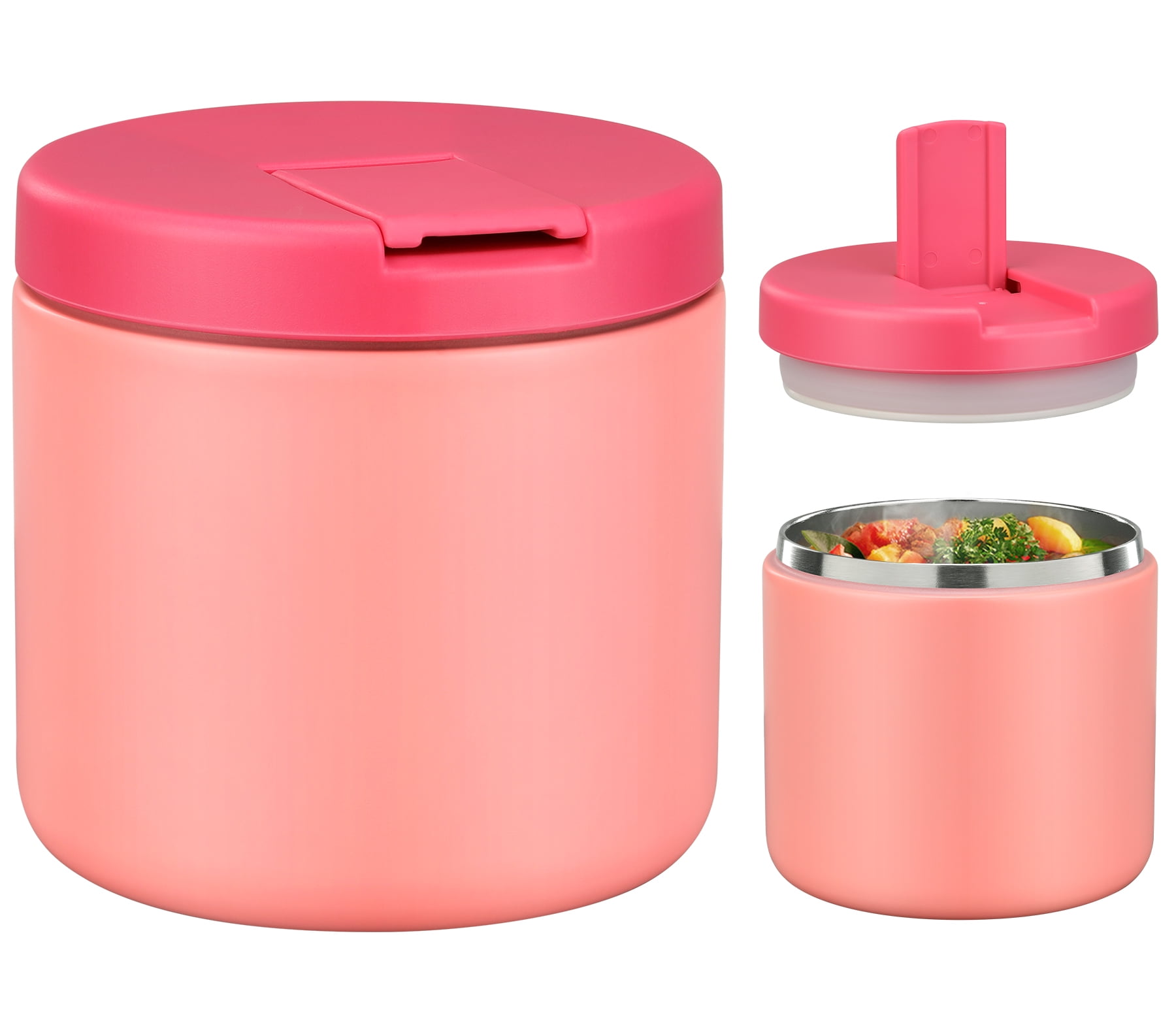 Bobike 19OZ Kids Thermo for Hot Food with Buckle Lid Insulated Wide ...