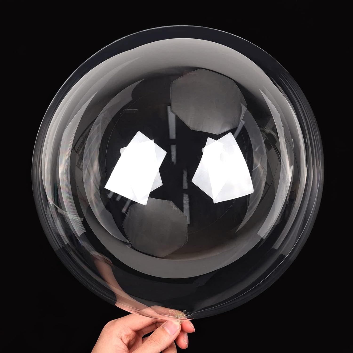 Bobo Balloons 24 Inch, 25pcs Bubble Balloons Clear Bobo Balloons, Large ...