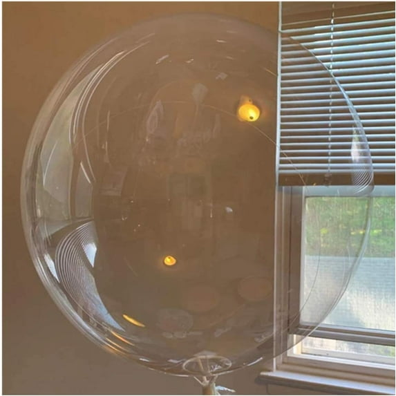 Bobo Balloons 50 Packs, 20 Inch Transparent Bubble Clear Balloons for ...