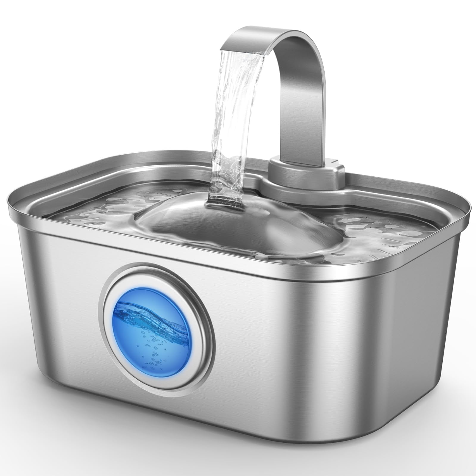 Bobo&Dragon Automatic Stainless Steel Cat Water Fountain for Cats ...