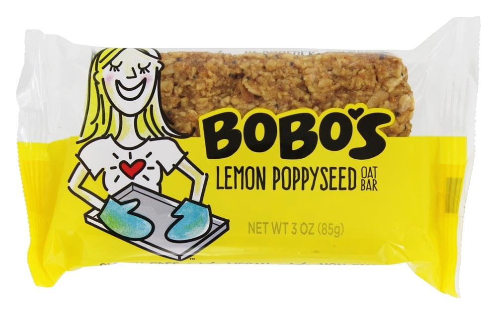 Bobo's Oat Bars - All Natural Bar Lemon Poppyseed - 3 oz. - Walmart.com