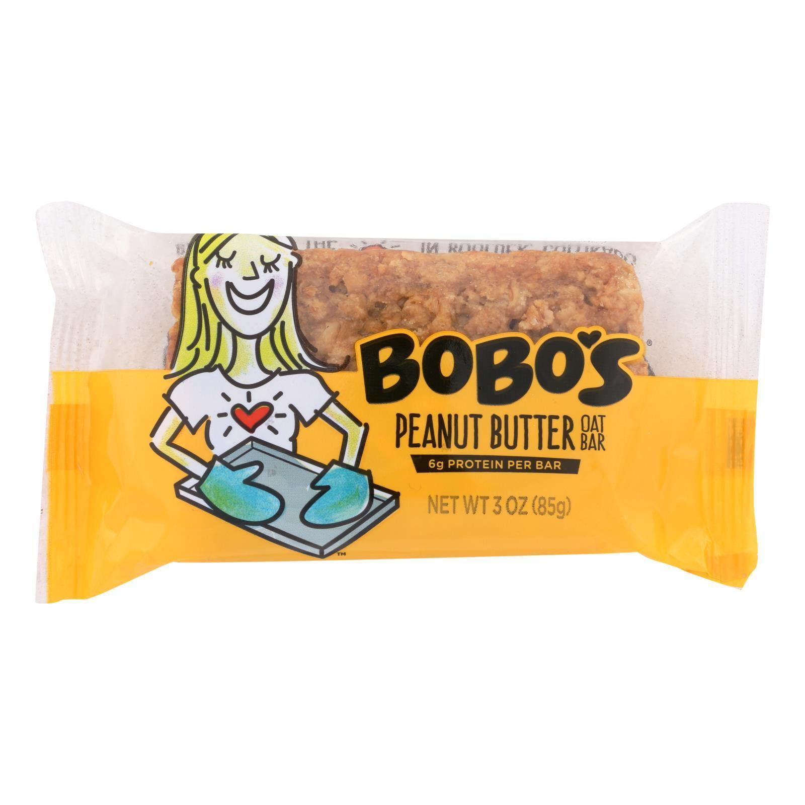 Bobo's Oat Bars - All Natural - Peanut Butter - 3 oz Bars - Case of 12 ...
