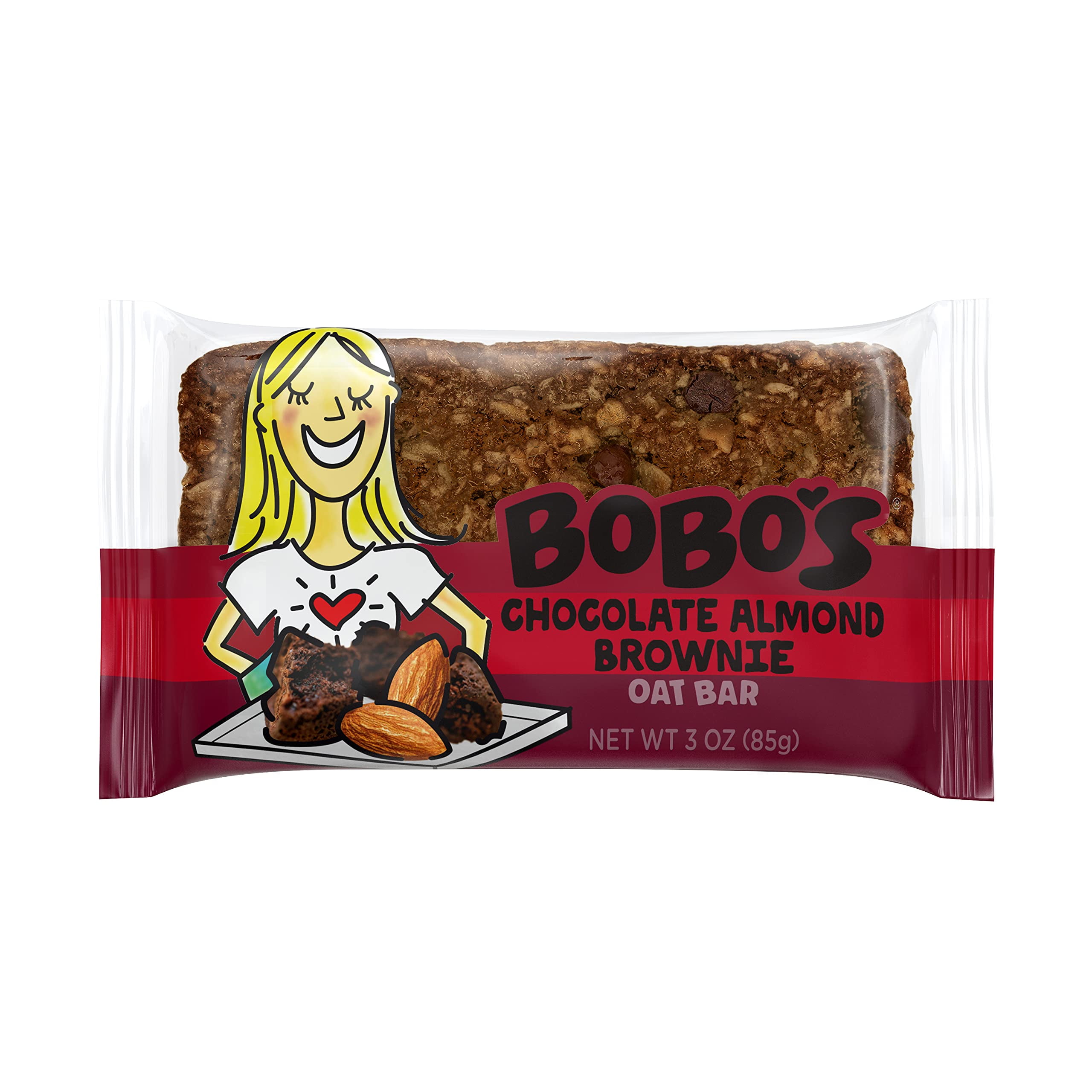 Bobo's Oat Bars, Gluten OIF8 Free Bars, Chocolate Almond Brownie, Pack ...