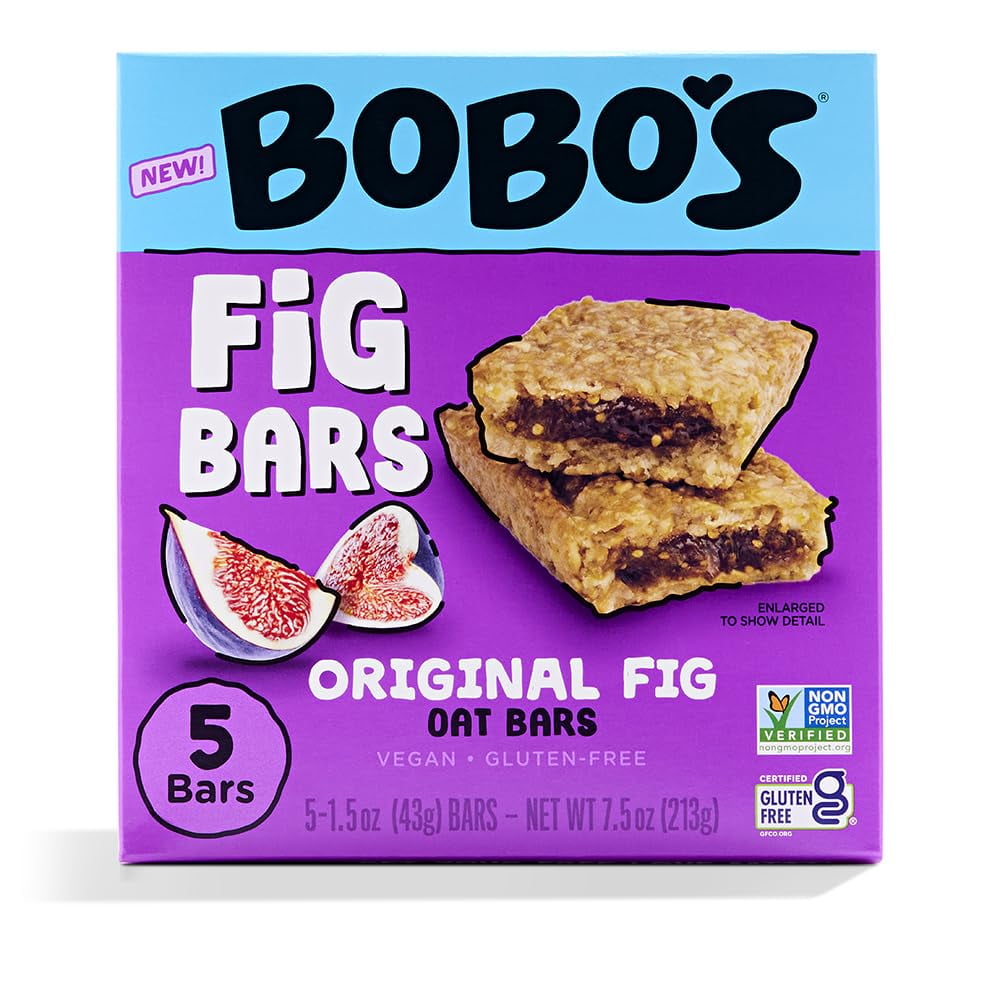 Bobo's Oat Bars Original Fig Bar 5 Count, 1.5 OZ KMC2 - Walmart.com