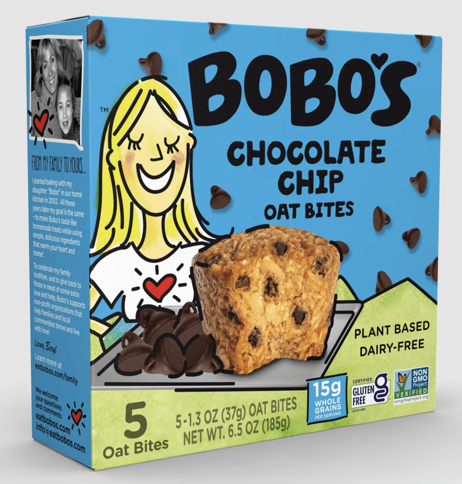 Bobo's Soft Baked Oat Bites, Gluten-Free Vegan Breakfast Snacks ...