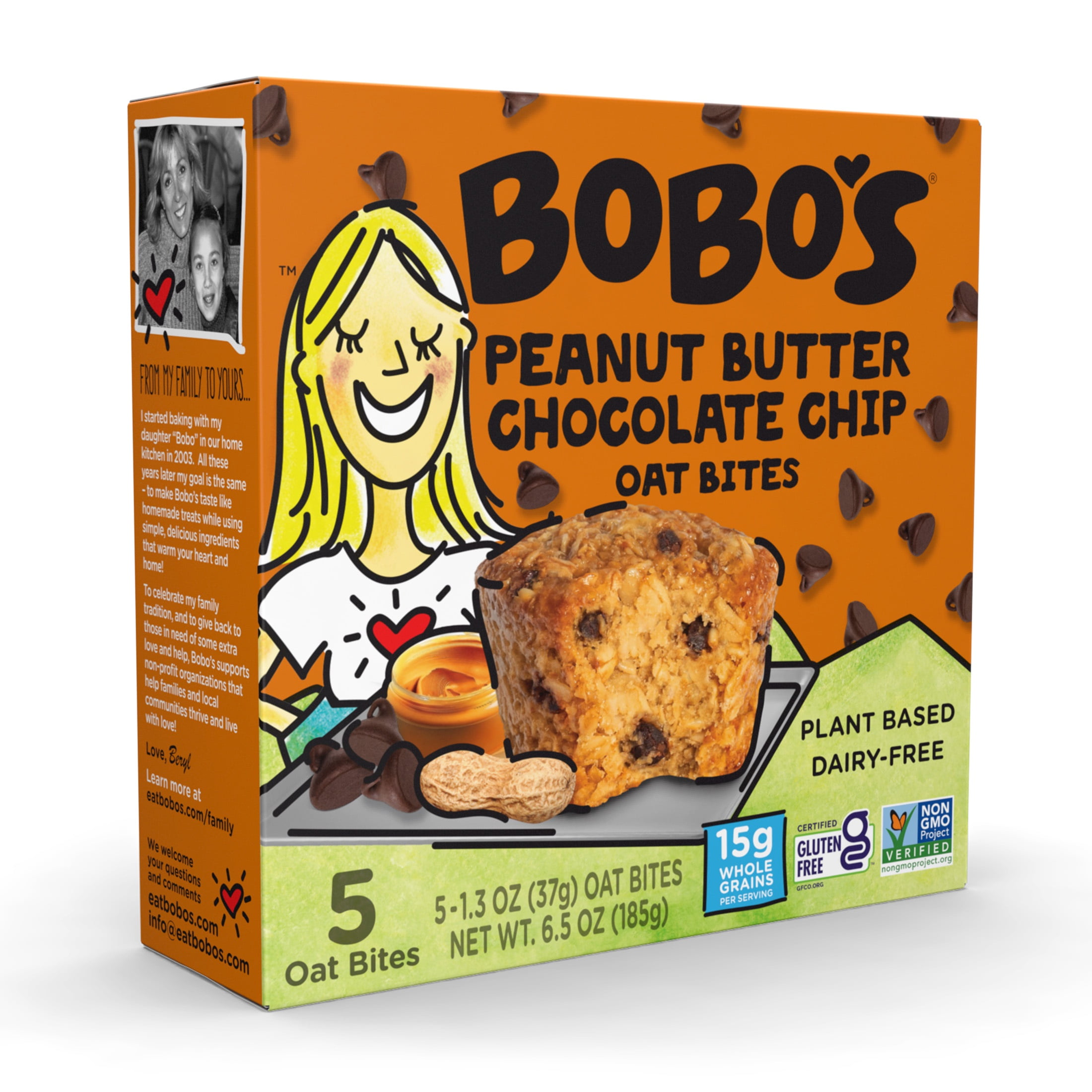Bobo’s Oat Bites, Peanut Butter Chocolate Chip, India | Ubuy