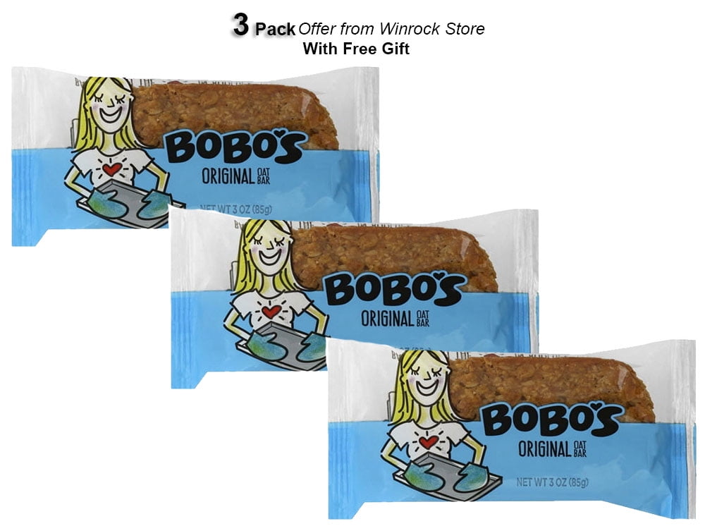 Bobo's Original Oat Bars - Simply Delicious Bobos Oat Bar, 3 oz (3 Pack ...