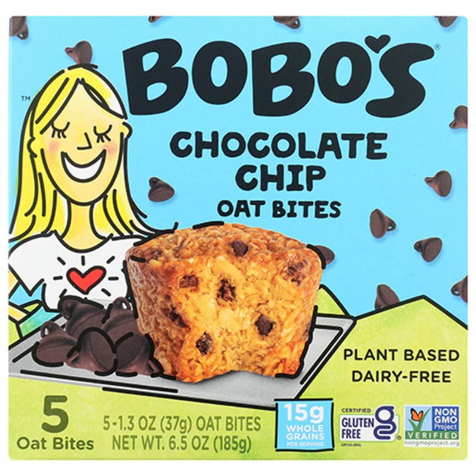 Bobo's Original With Chocolate Chip Oat Bites 5 ct 1.3 oz Pack of 2 ...
