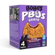 Bobo's PB&Js, Peanut Butter Oat Crust With Strawberry Filling, 4 Pack ...