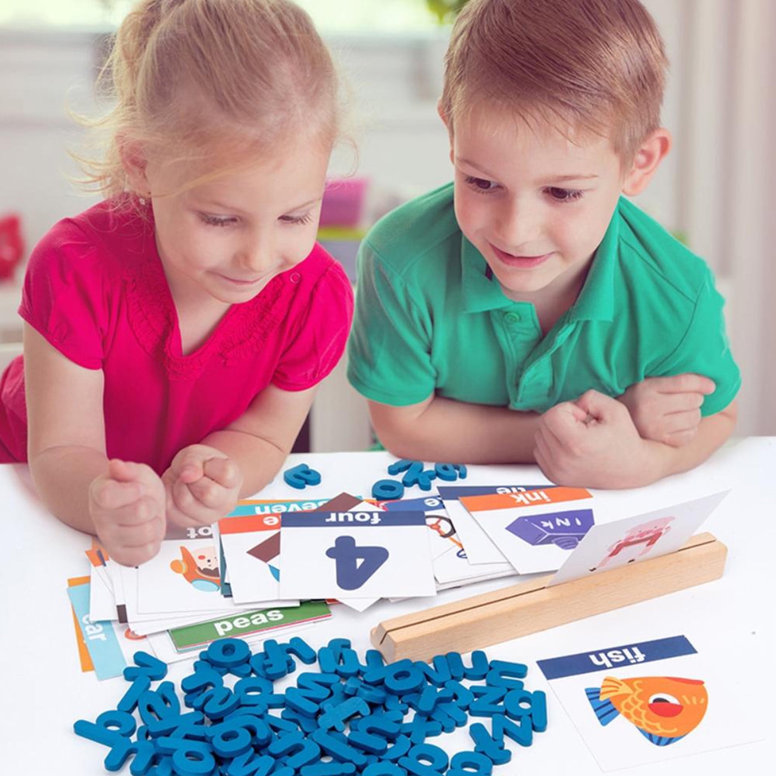 Bobodang Clearance! Wooden Alphabet Puzzle 3D Letters Sorting Board ...