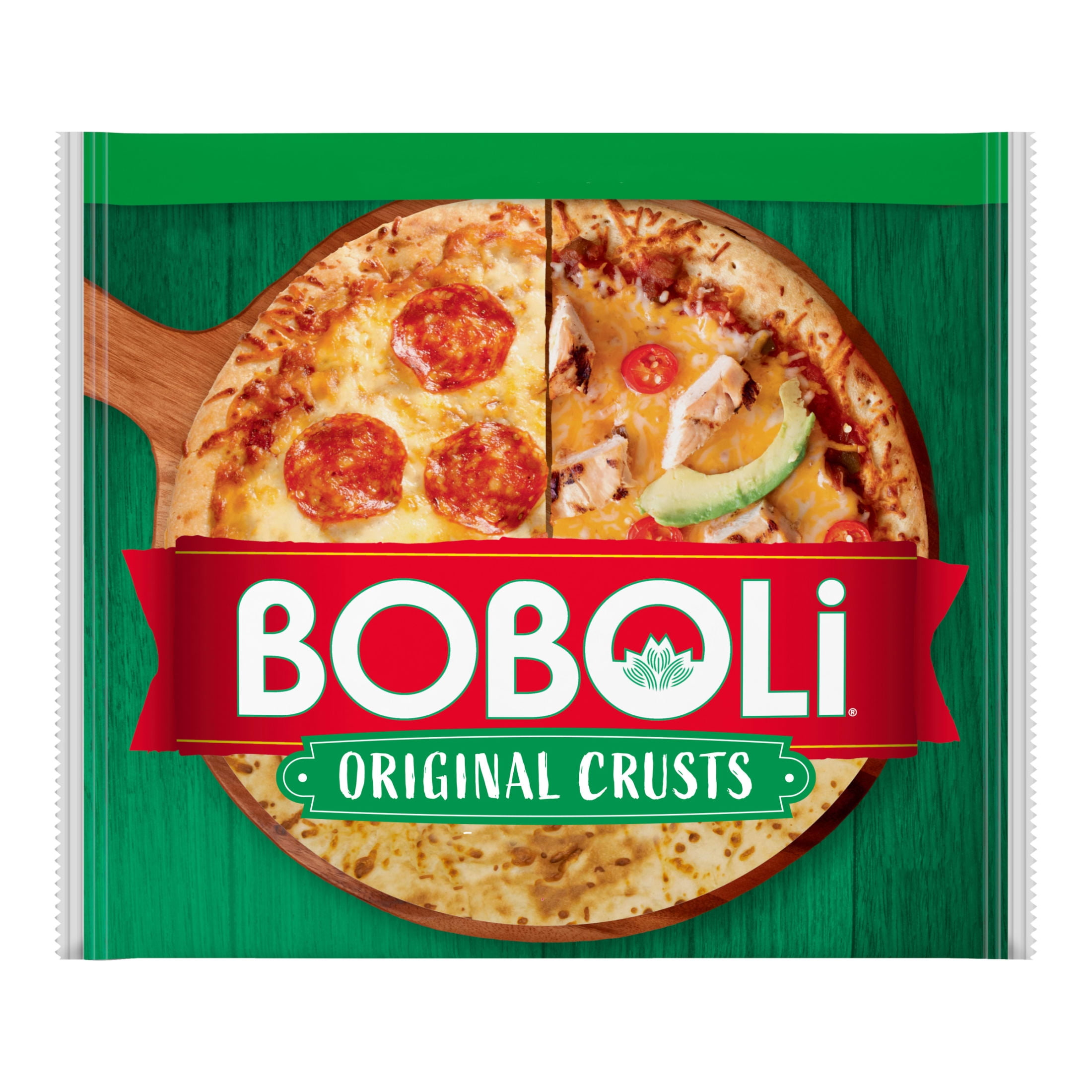 Boboli Original Crusts, 2 count, White Pizza Crust, 10 oz Bag - Walmart.com
