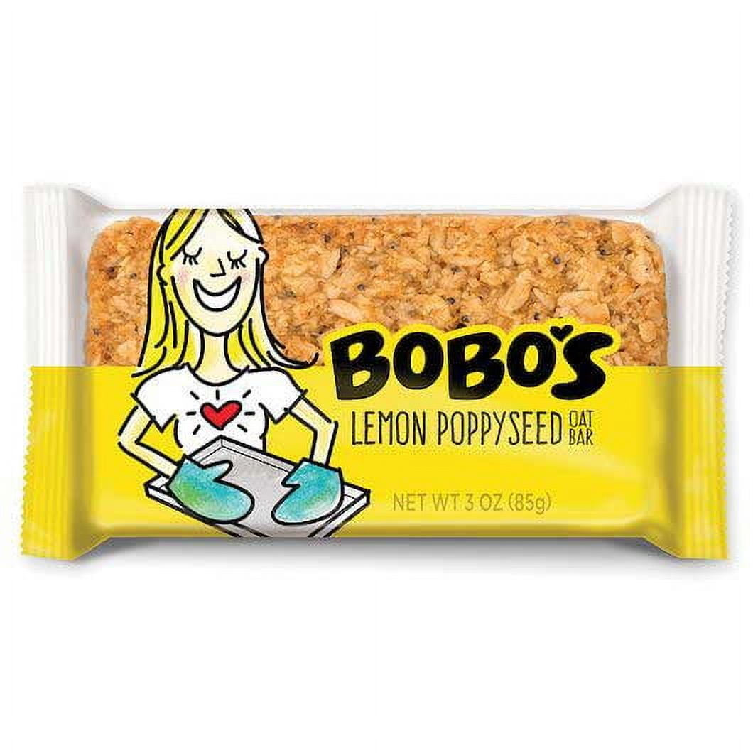 Bobos Lemon Poppyseed Oat Bar, 3 Ounce -- 48 per case - Walmart.com