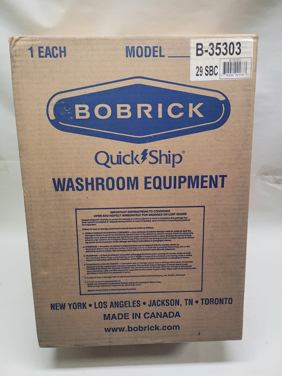 Bobrick Recessed Sanitary Napkin Disposal B-35303 - Walmart.com