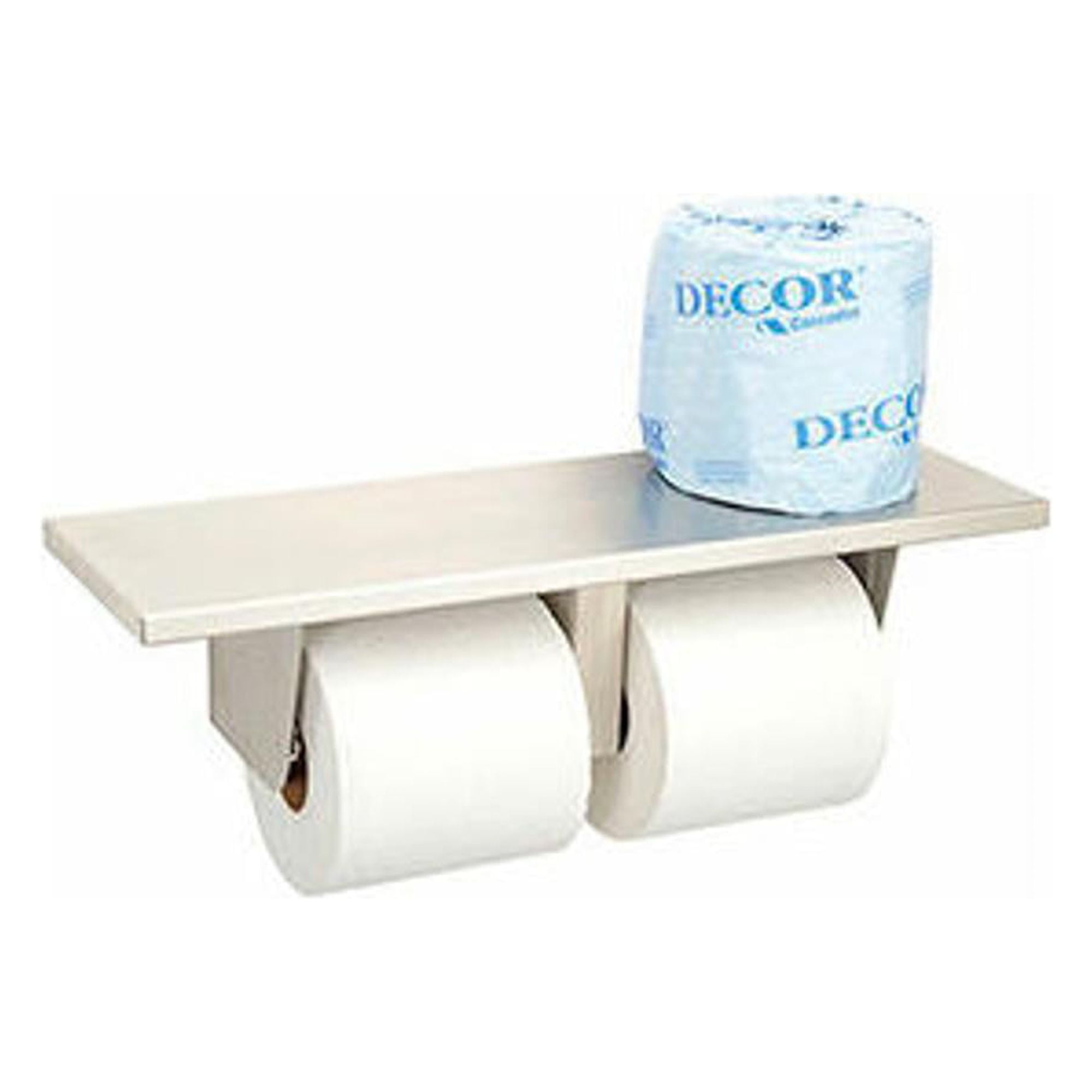Bobrick Surface-Mounted Multi Roll Tissue Dispenser w/ Shelf - B2840 ...