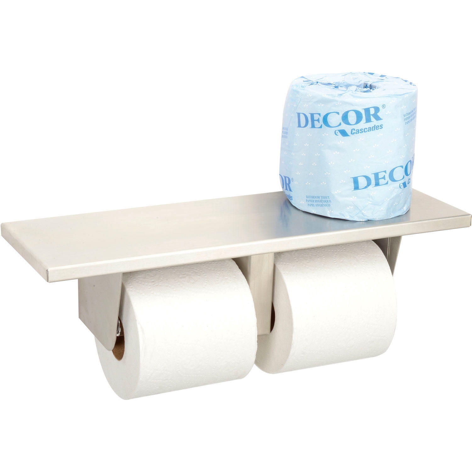 Bobrick Surface-Mounted Multi Roll Tissue Dispenser w/ Shelf - B2840 ...