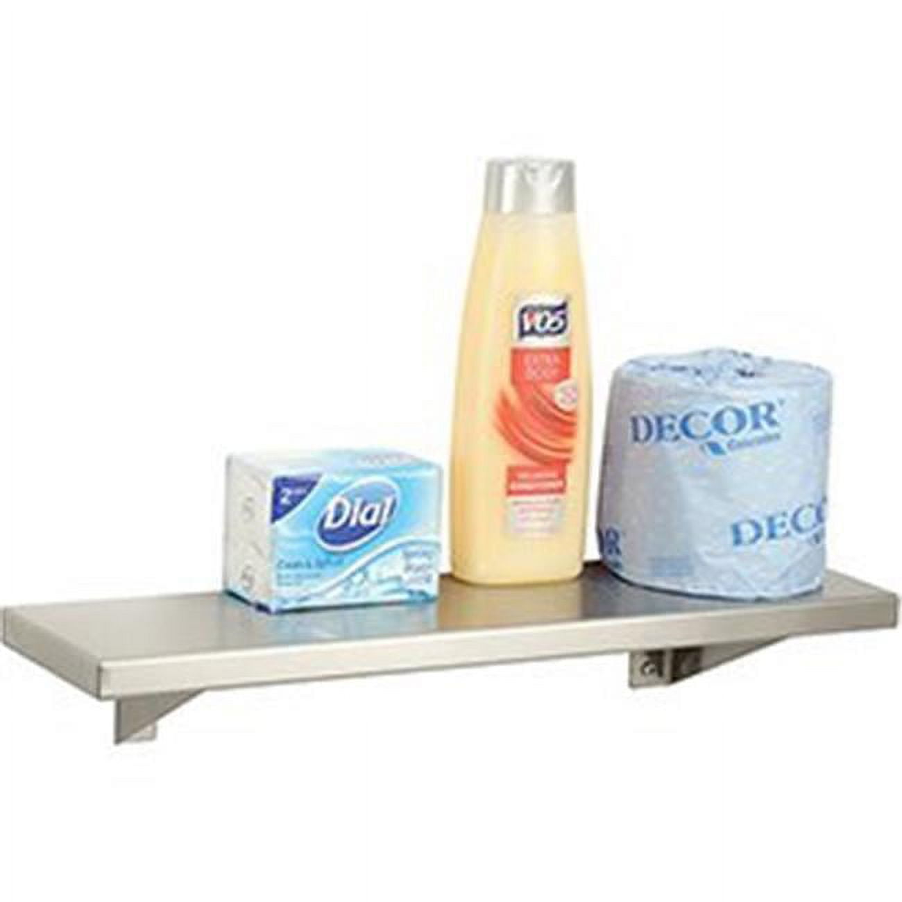 Bobrick Washroom Equipment B489336 Stainless Steel Shelf - 18 x 5 in ...