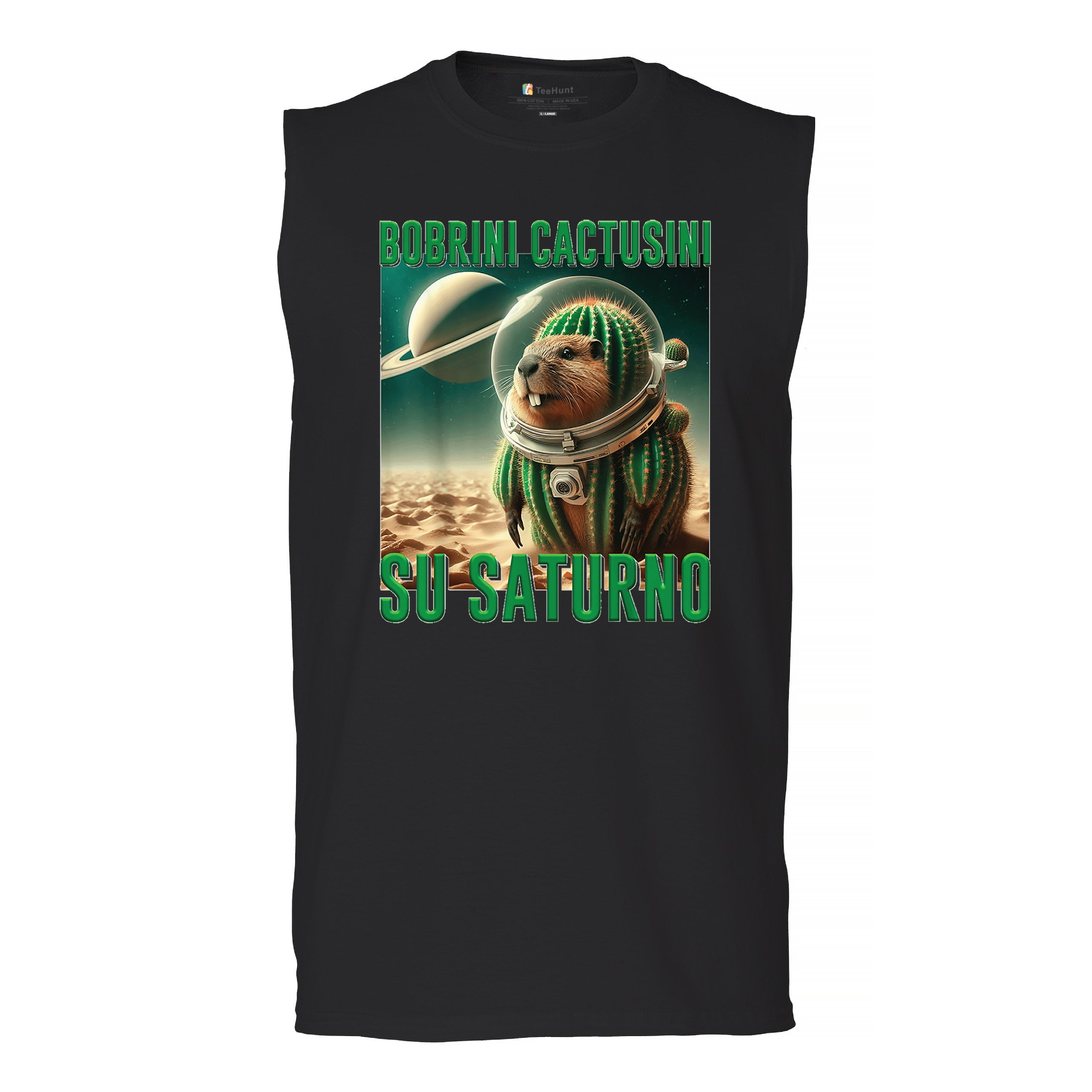 Bobrini Cactusini Su Saturno Men's Muscle Shirt Italian Brainrot Gen Z ...
