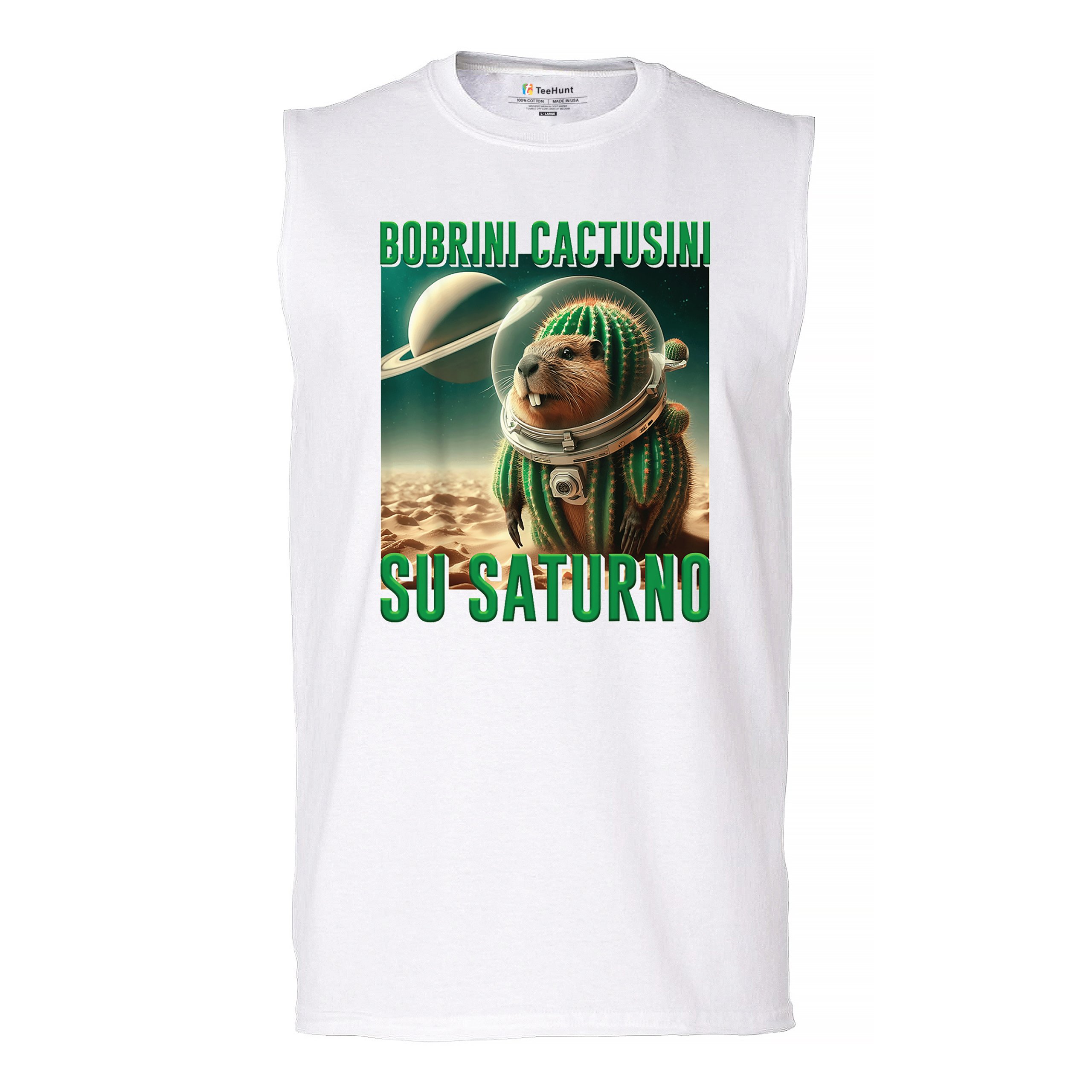 Bobrini Cactusini Su Saturno Men's Muscle Shirt Italian Brainrot Gen Z ...