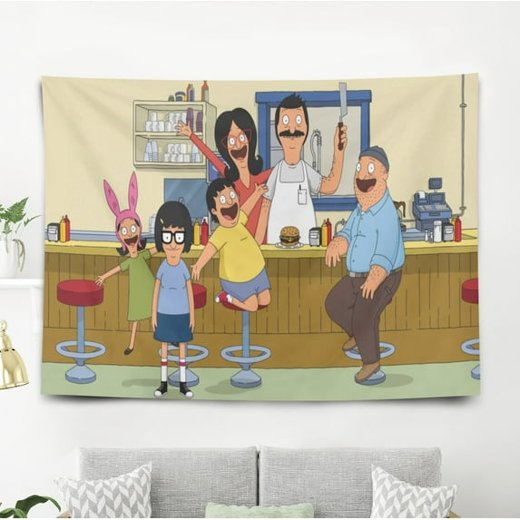 Bobs Burgers Banner Tapestry Backdrop Party Supplies Wall Decor ...