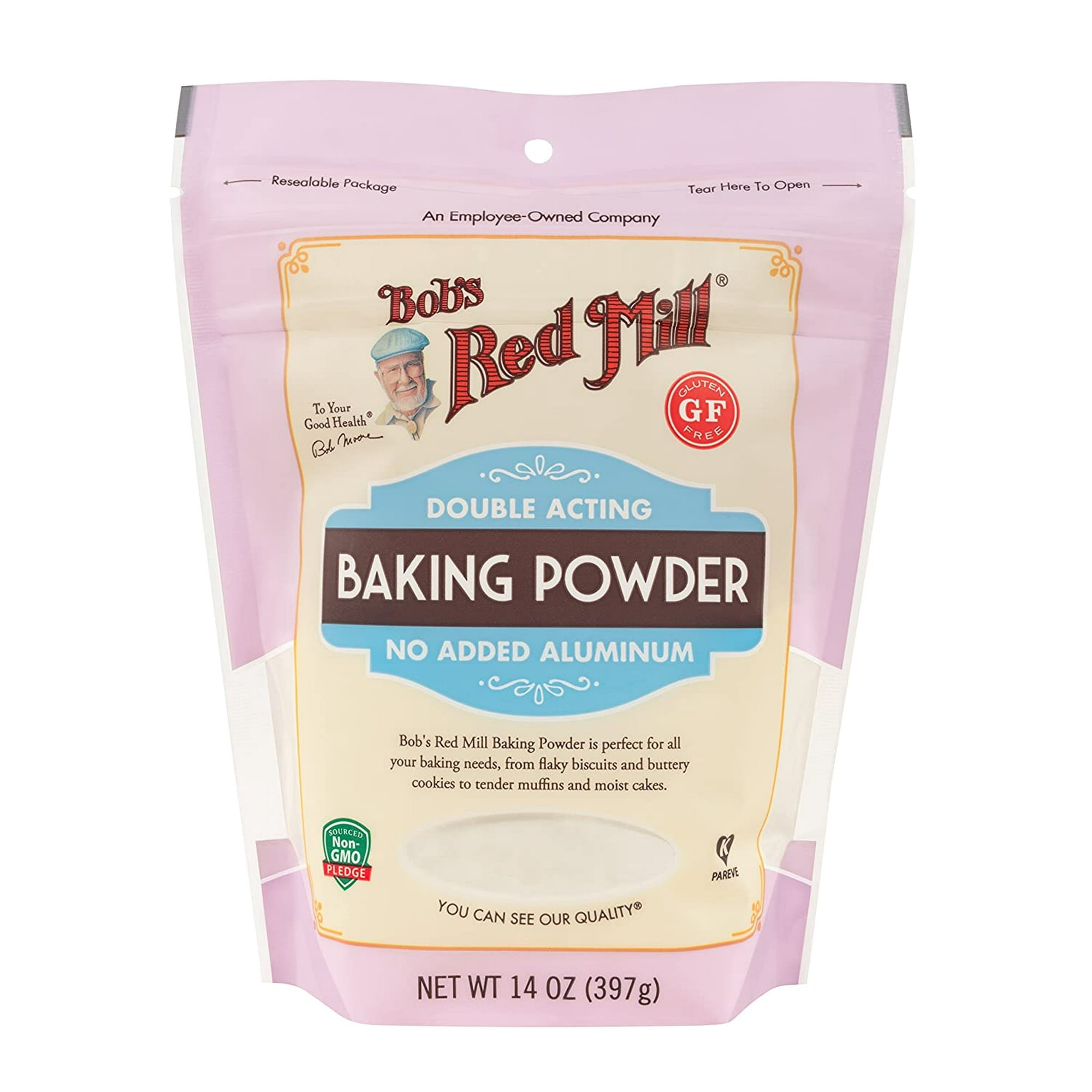 Bobs Red Mill Gluten-Free Baking Powder, Reduced Aluminum, 14 Ounce ...