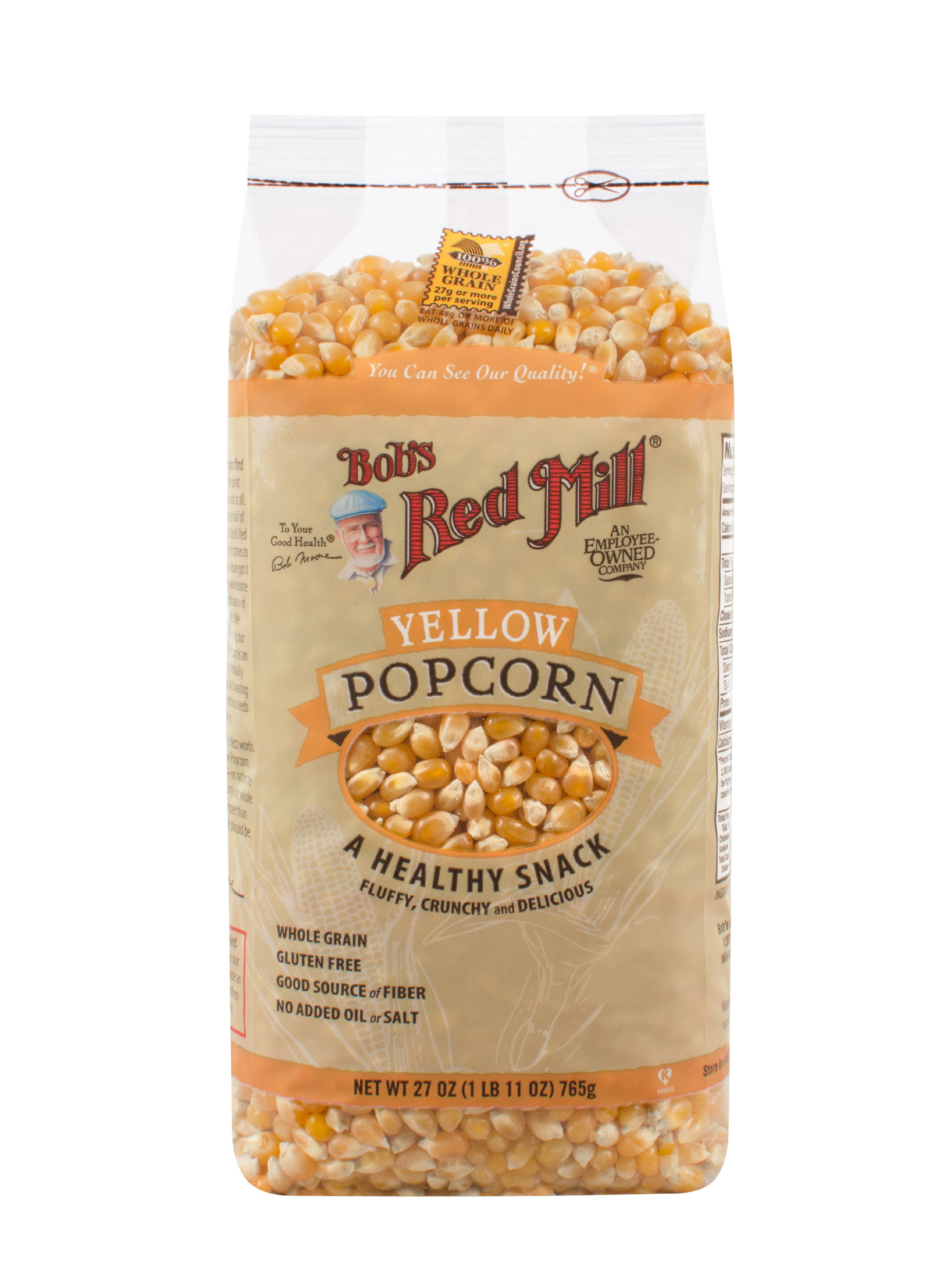 Bobs Red Mill Corn Popcorn Yellow, 27 Oz - Walmart.com