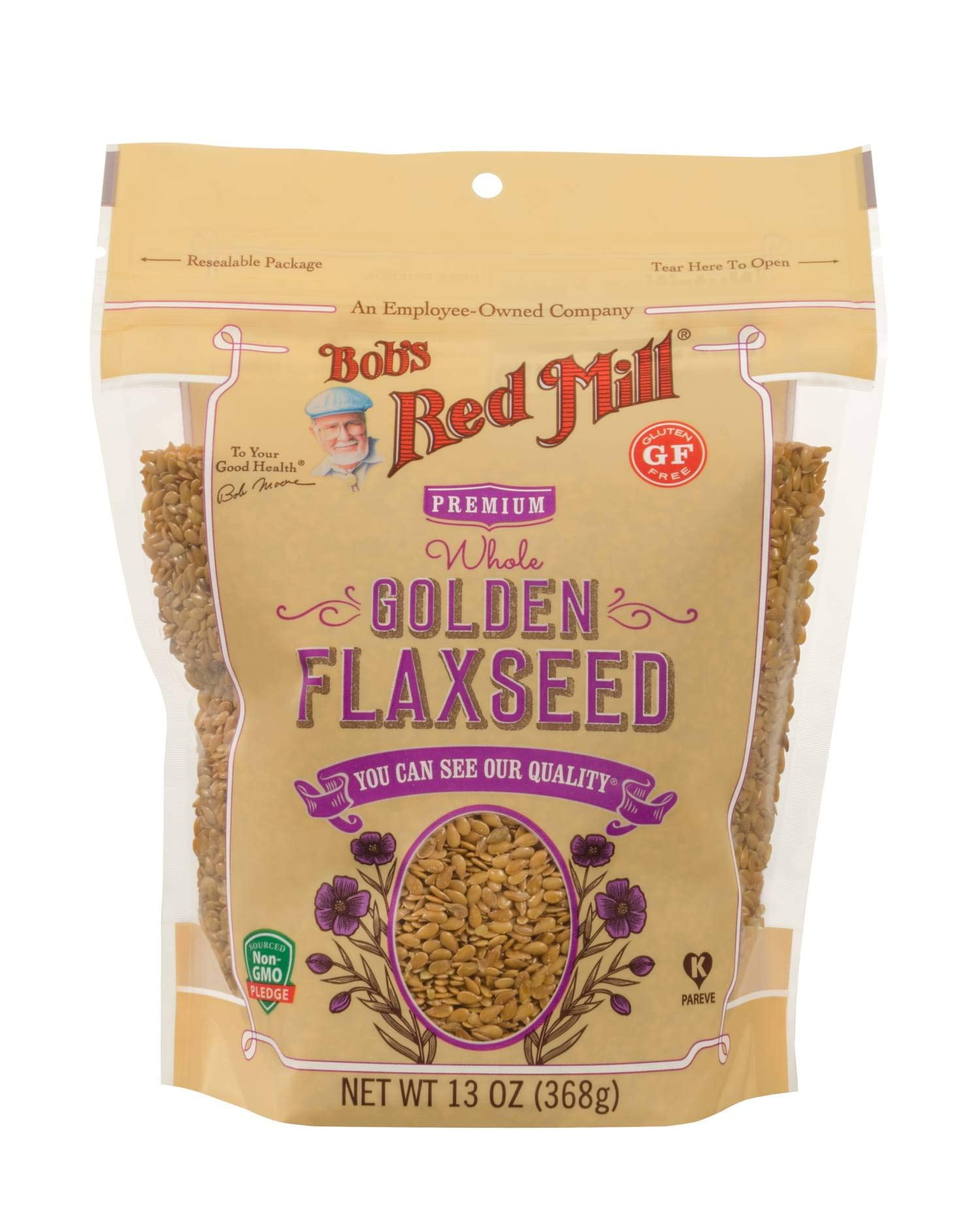 Bobs Red Mill Flaxseed BCF26 Golden, 13 oz - Walmart.com