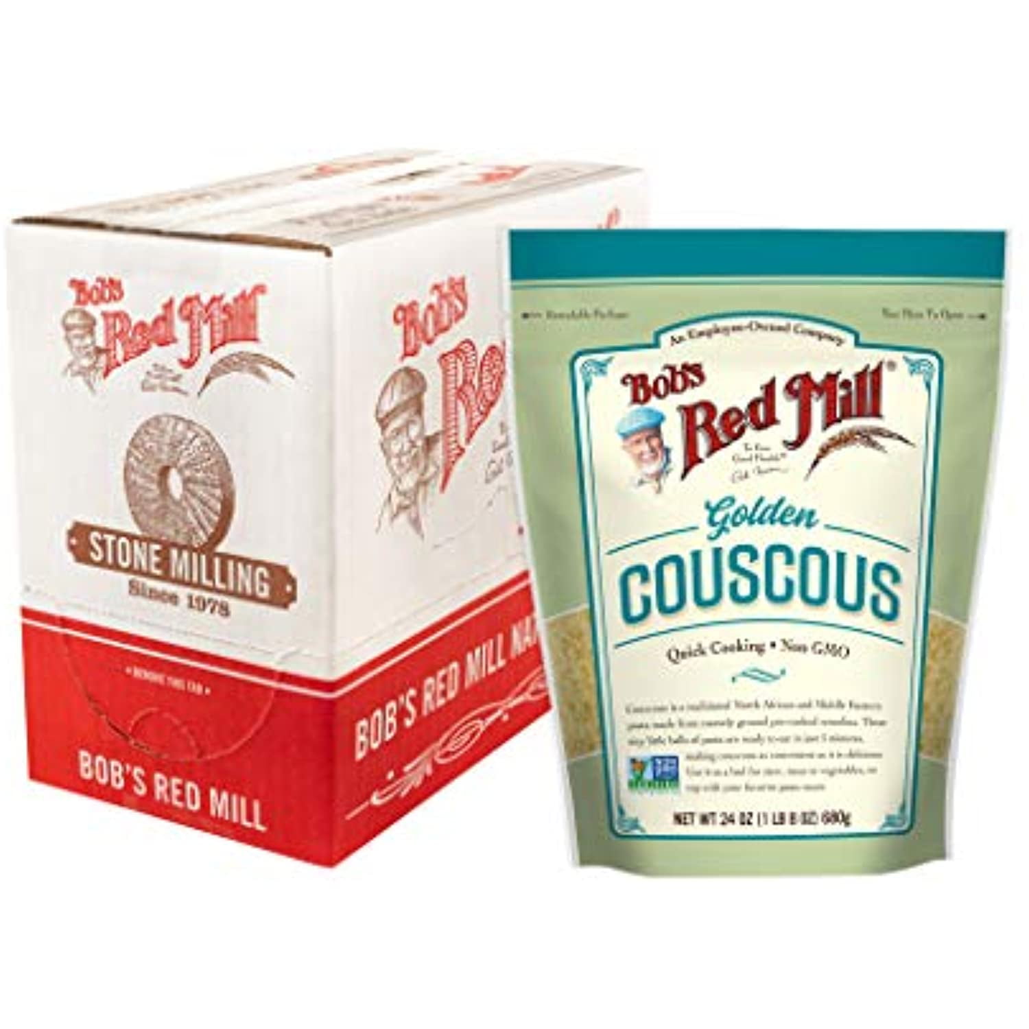 Bobs Red Mill Golden Couscous, 24-Ounce (Pack Of 4) - Walmart.com