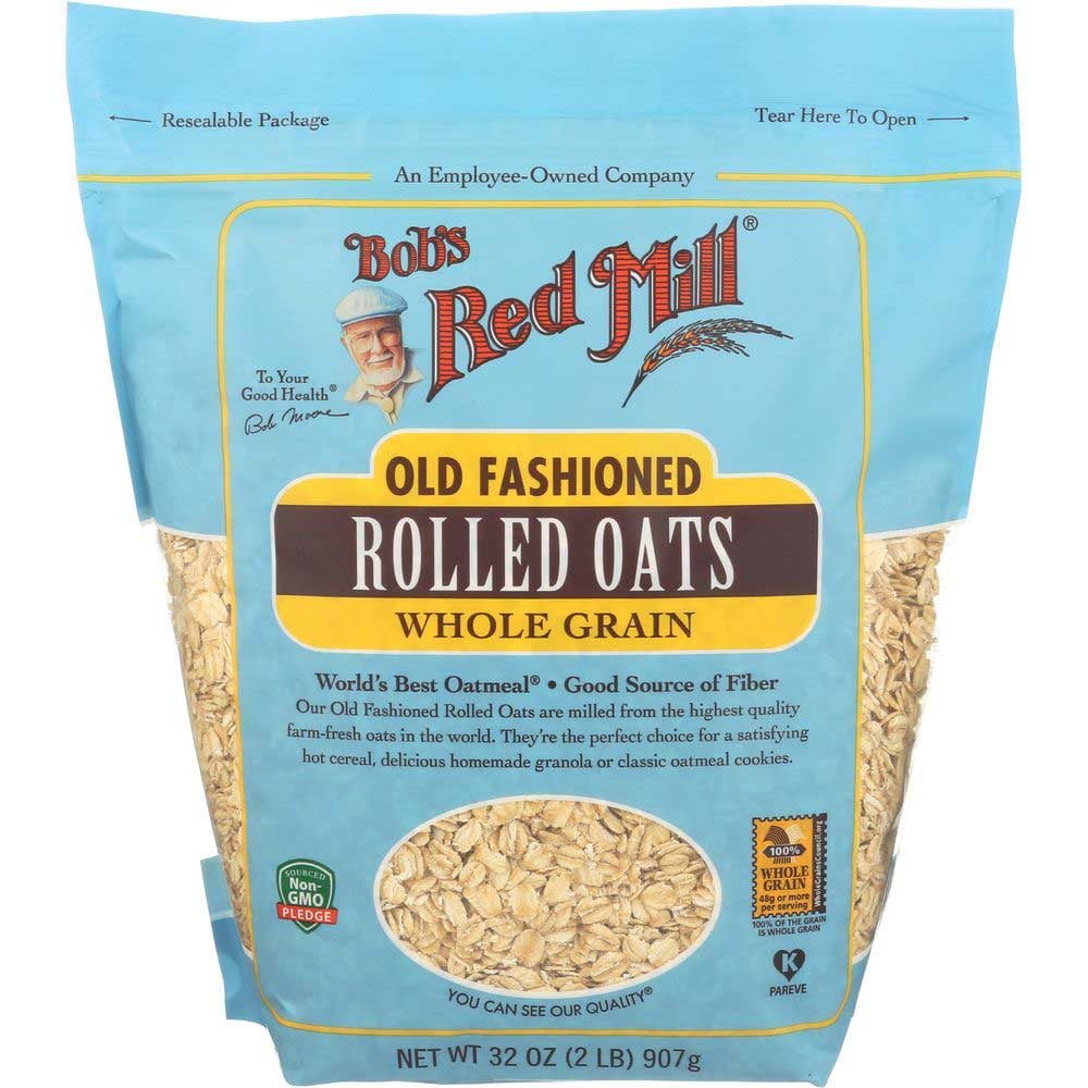 Bobs Red Mill Old Fashioned Rolled Oats, 32 Ounce -- 4 per Case ...